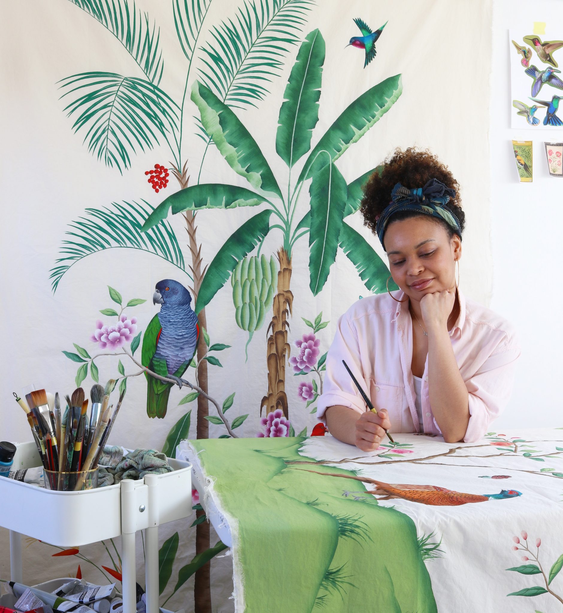An Inside Look at the Watercolor & Silk Chinoiserie World of Artist ...